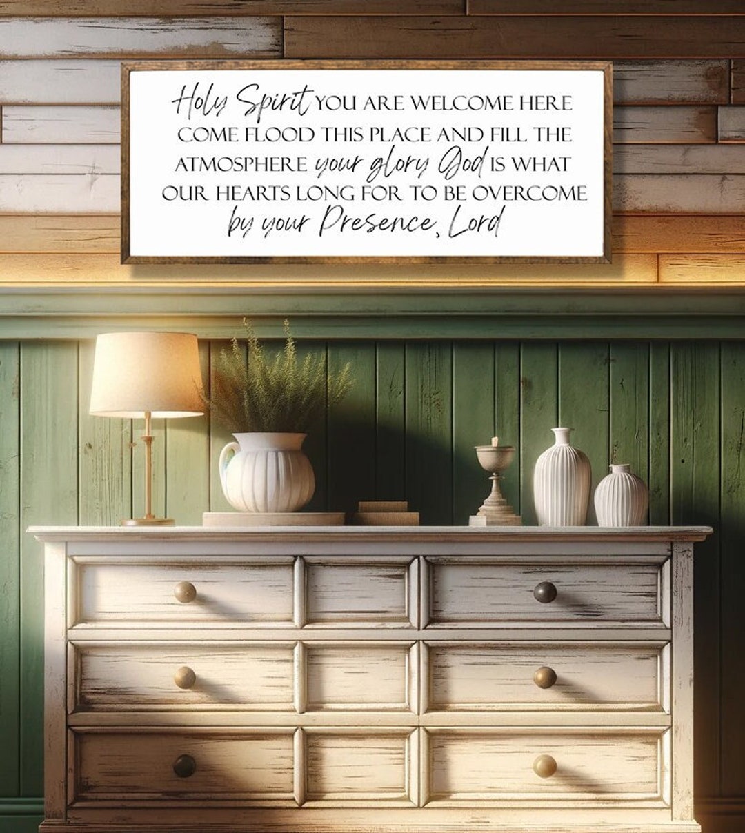 Holy Spirit You Are Welcome Here Sign, Christian Worship Wall Art - Etsy
