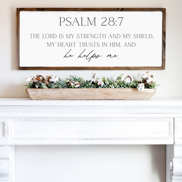 Psalm 28 7 - Etsy