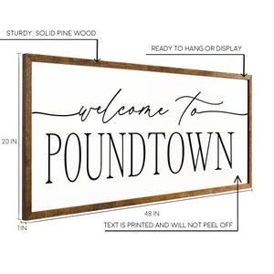 Welcome to Poundtown Sign – Funny Adult Humor Bedroom Decor - Etsy