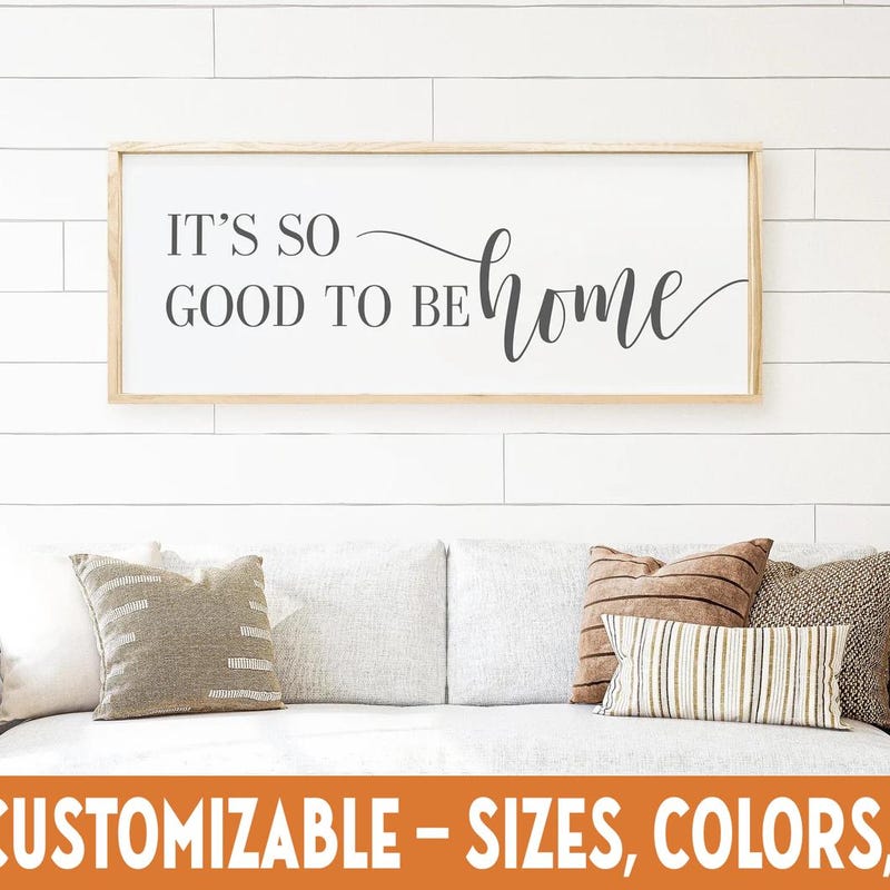 Its so Good to Be Home Sign - Etsy