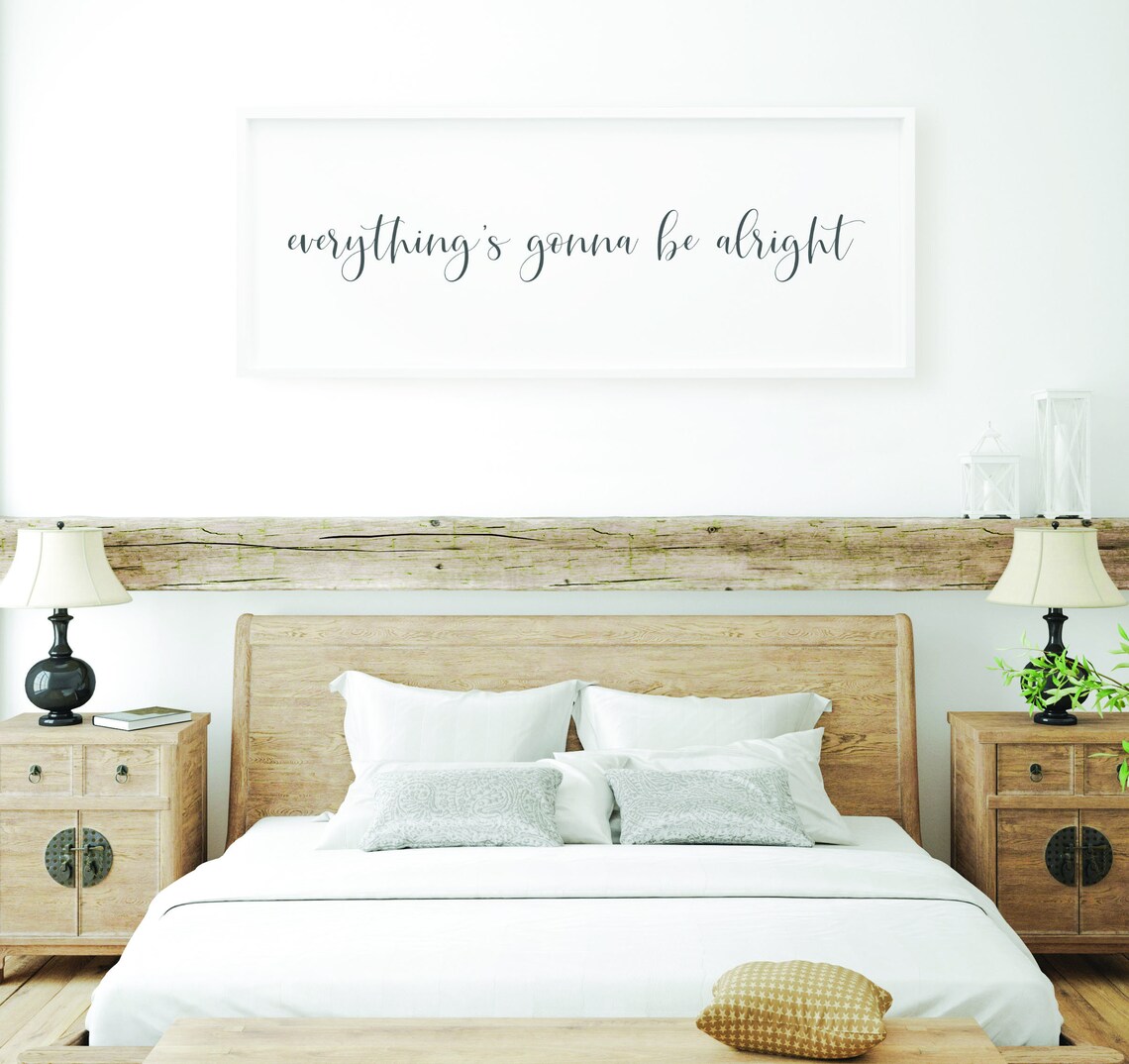 Everythings Gonna Be Alright Sign Wood Sign Handpainted - Etsy