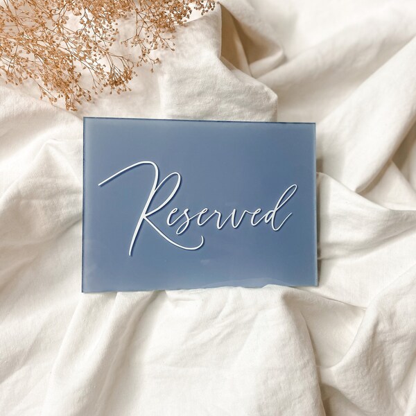 Reserved Table Sign - Etsy