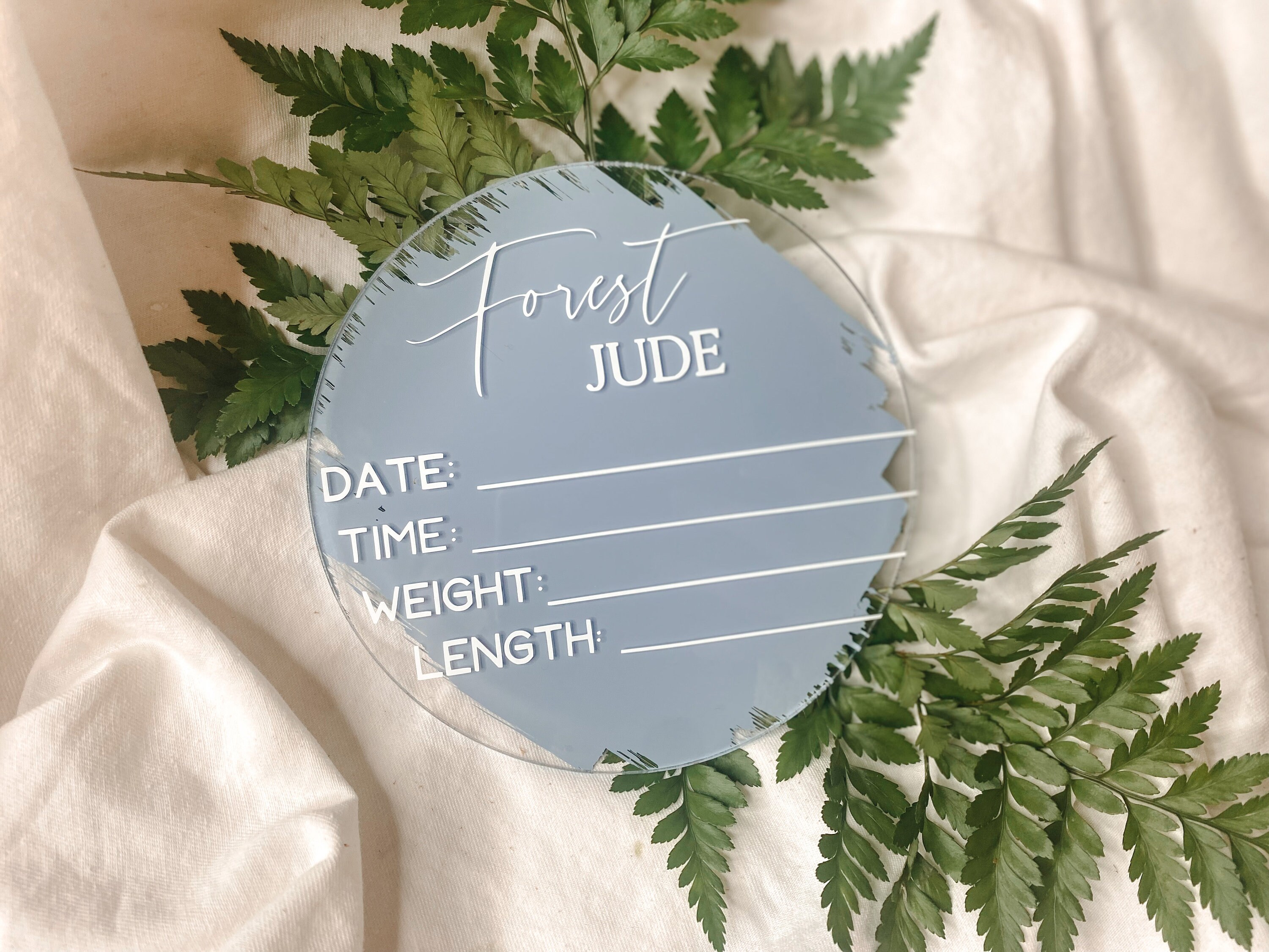 Acrylic Birth Announcement Sign Newborn Birth Announcement - Etsy Australia