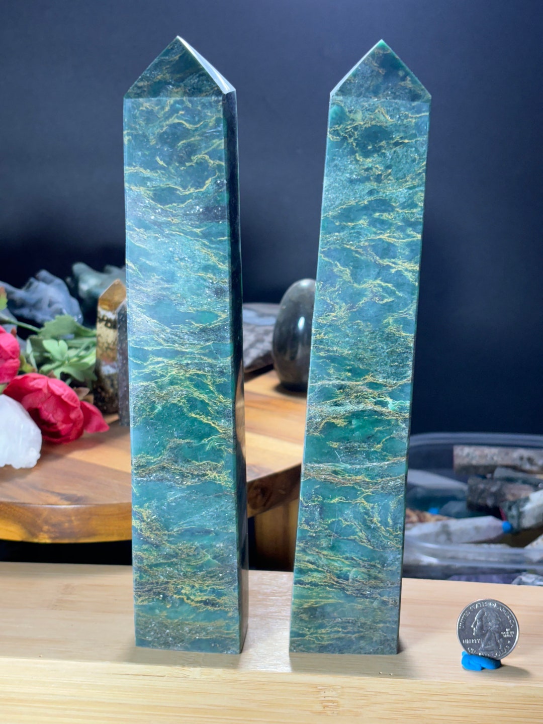 Emerald Crystal Towers, Emerald, Emerald Stone, Emerald Point, Gift ...