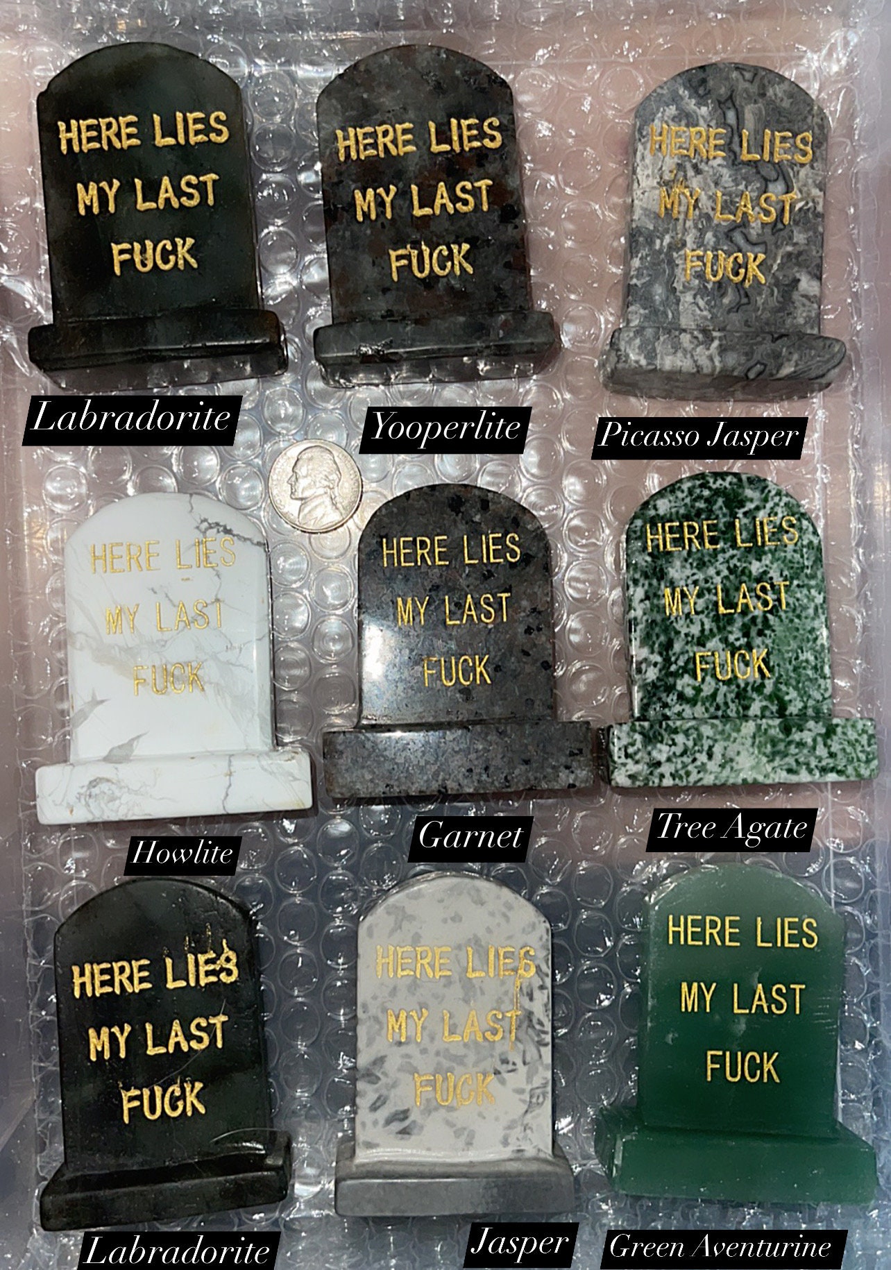 Crystal Gravestone, Crystal Tombstone, Office Decor, Gift Idea ...