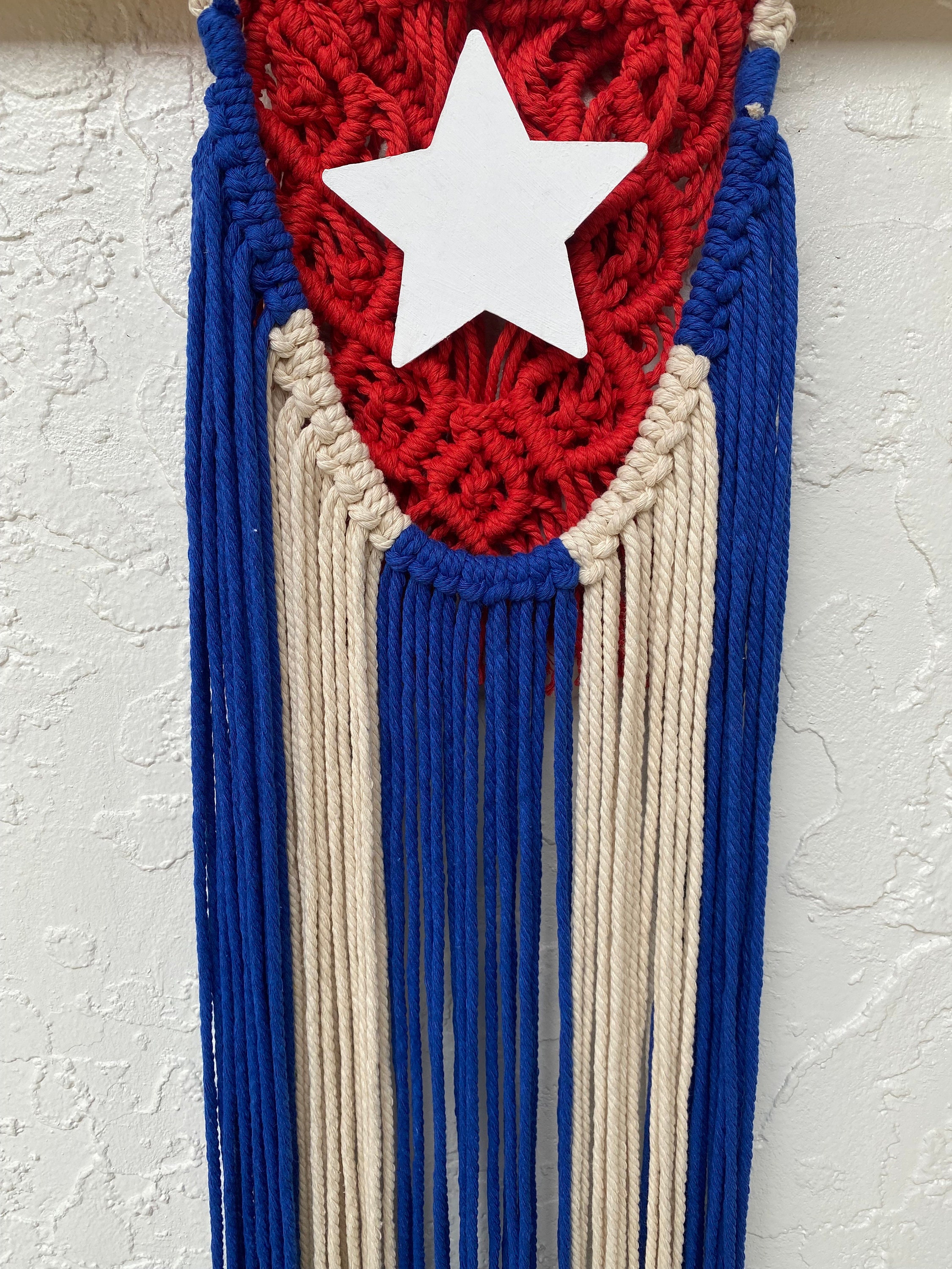Macrame Large Flag - Etsy