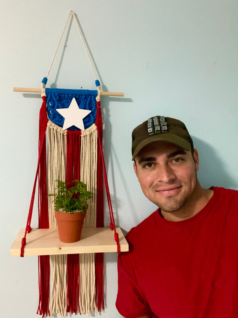 Macrame Puerto Rico Shelf - Etsy