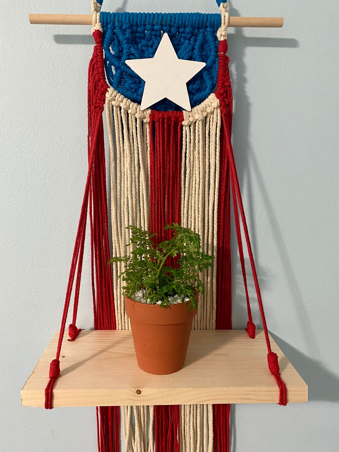 Macrame Puerto Rico Shelf | Etsy