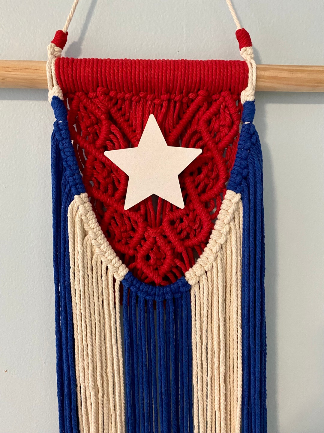 Macrame Large Flag - Etsy