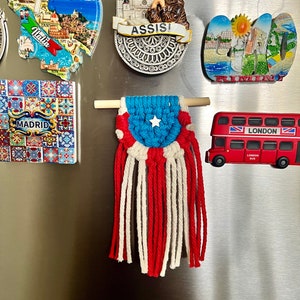 Fridge Magnet Puerto Rican Macrame - Etsy