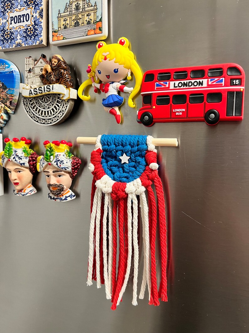 Fridge Magnet Puerto Rican Macrame - Etsy