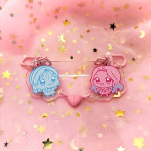 Alien Stage Acrylic Charms / Mizi / Sua / ALNST / Magnetic Heart Charm ...