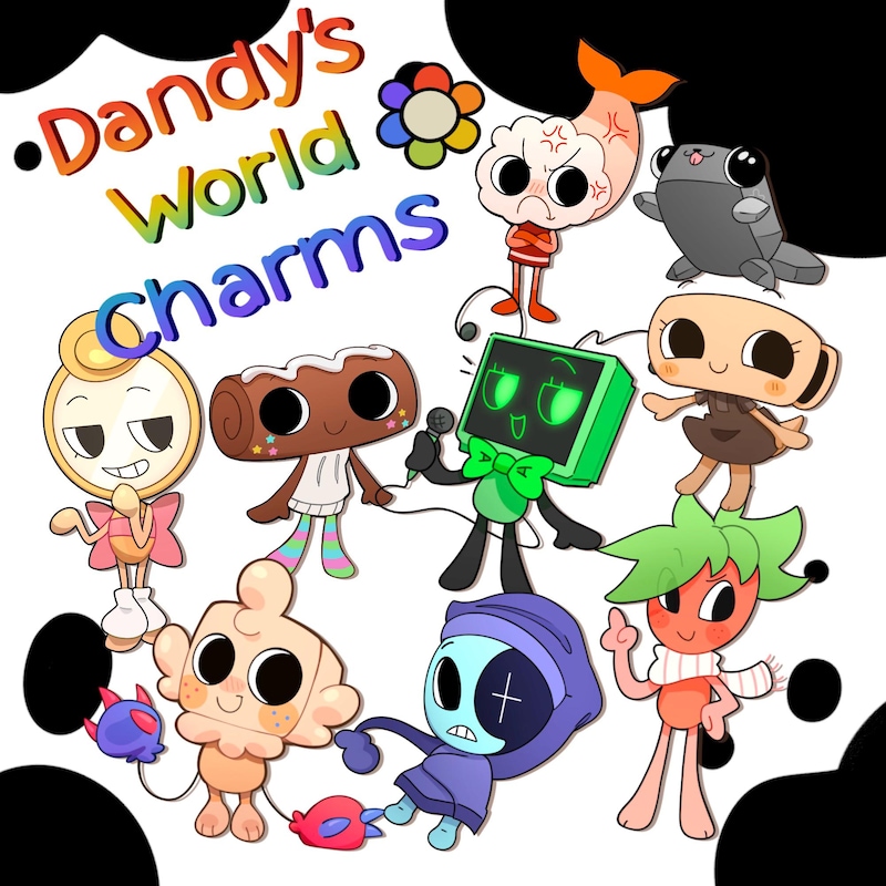 Dandy World Keychain - Etsy