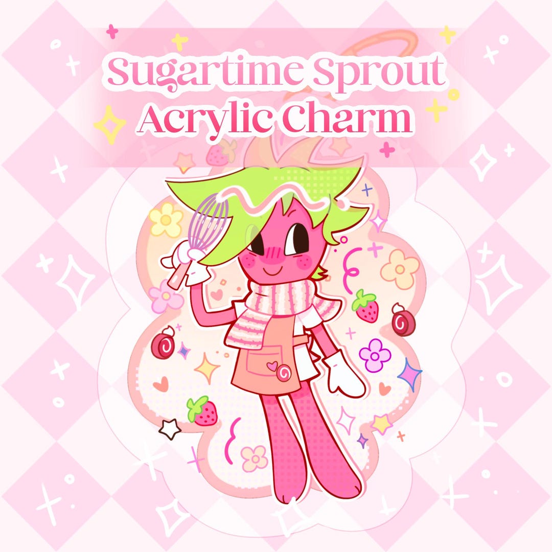 PREORDER Dandys World Acrylic Charm / Sugartime Sprout - Etsy Canada