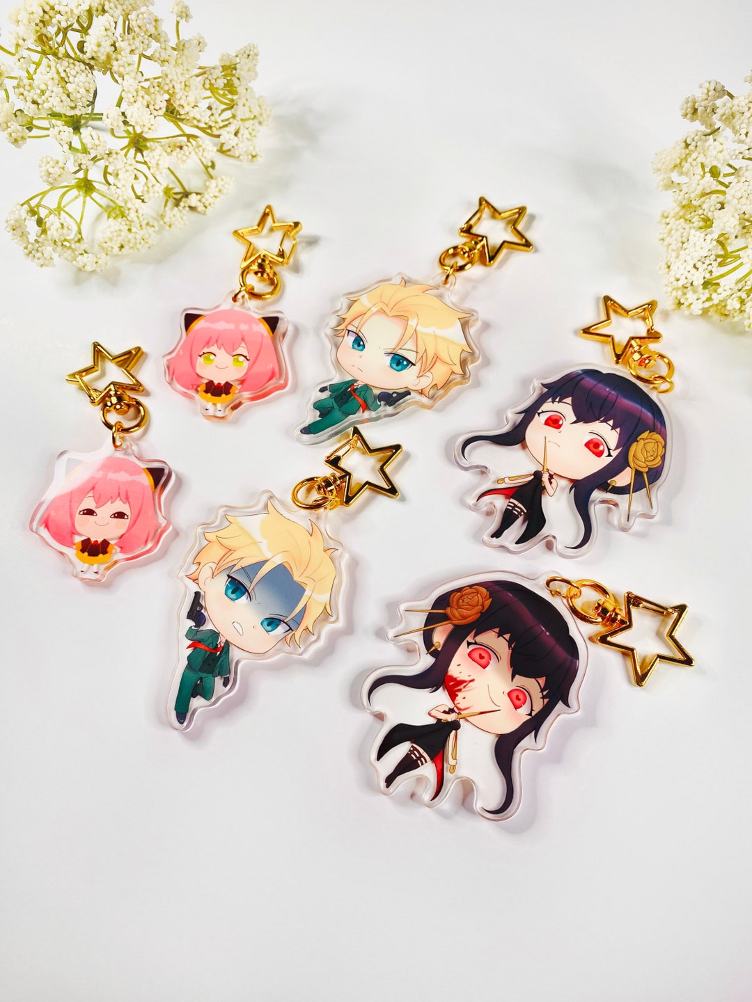 Spy Family Acrylic Anime Standee Charms / Yor / Loid / Anya - Etsy