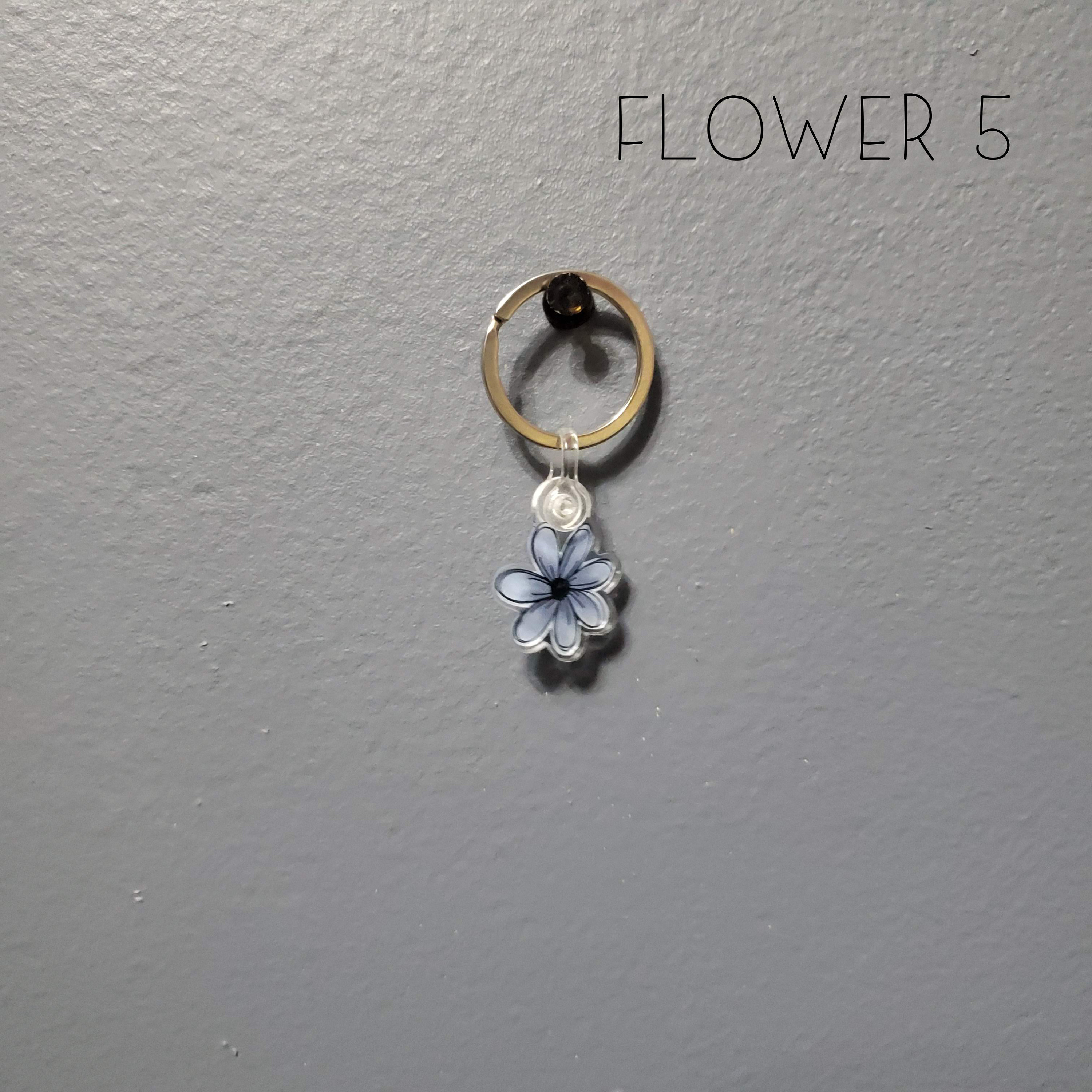 Flower Keychain - Etsy
