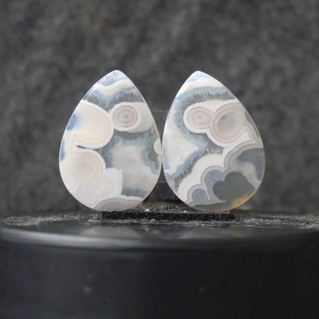 Orbs Agate Pair - Etsy