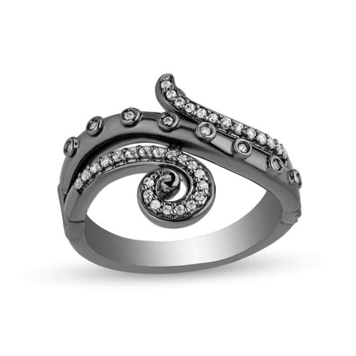 1.35ctw Enchanted Disney Villains Ursula Ring Amethyst and - Etsy