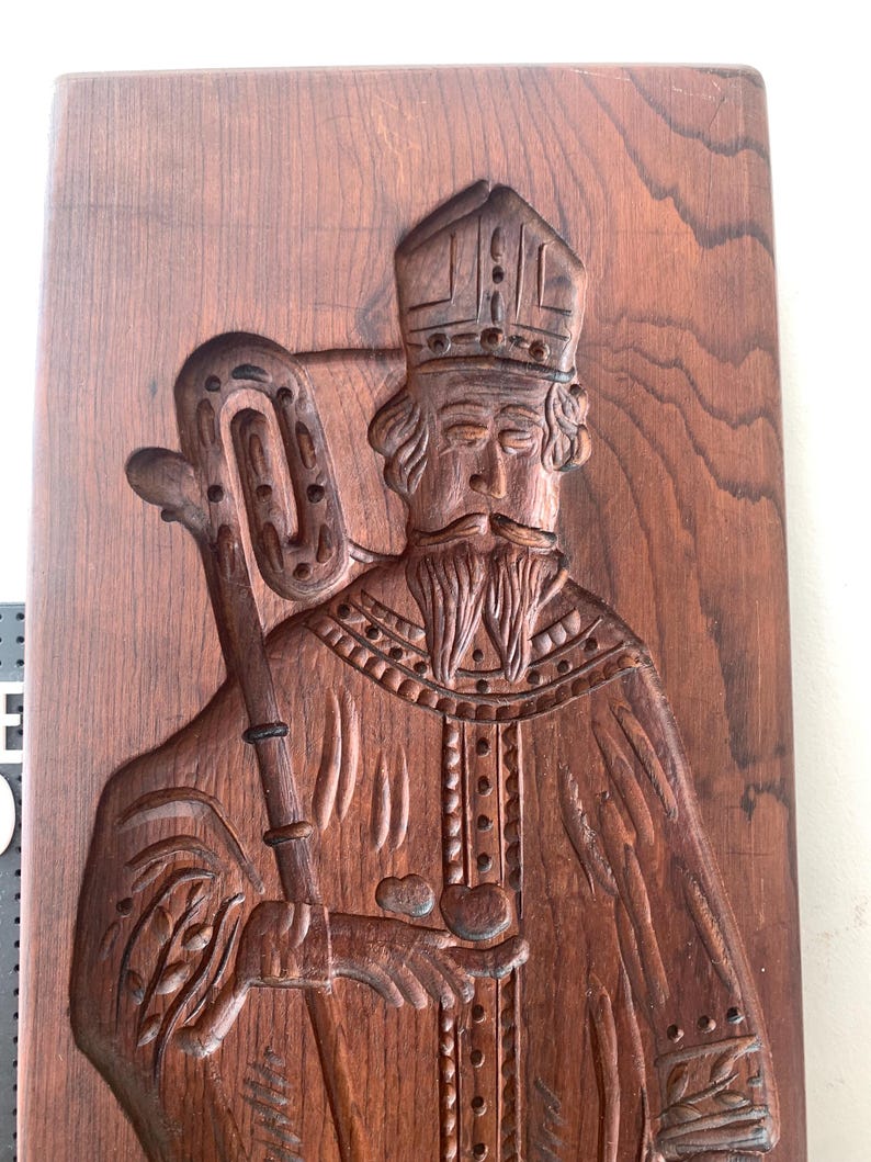 Rare Vintage - Dutch Wooden Forms Folk Art Speculaas Cookie Mold Vorm ...