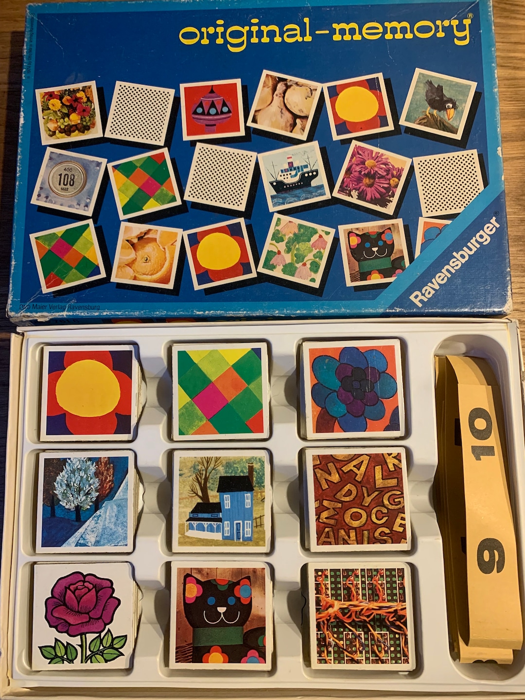Ravensburger Vintage Origineel Memoryspel - Niet Compleet - Gemaakt in ...