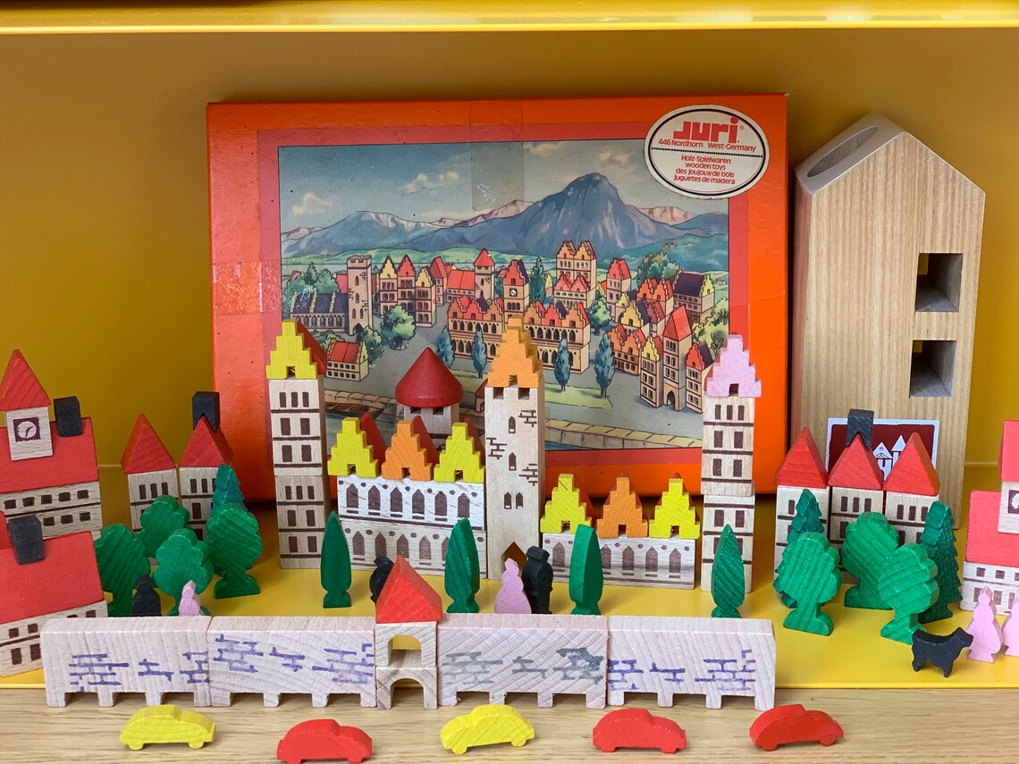 Juri Holz Spielwaren Wooden Toys - Vintage German Miniature Wooden Toys ...