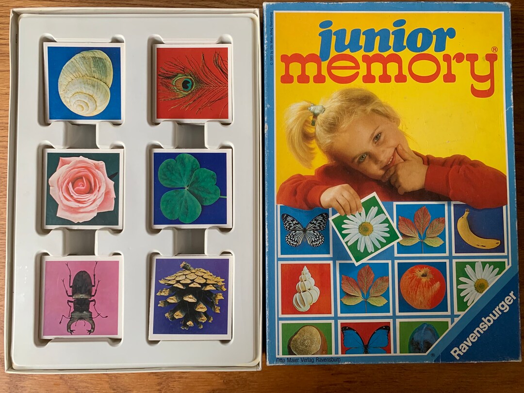 Vintage 1985 Ravensburger Junior Geheugenspel - Gemaakt in West ...