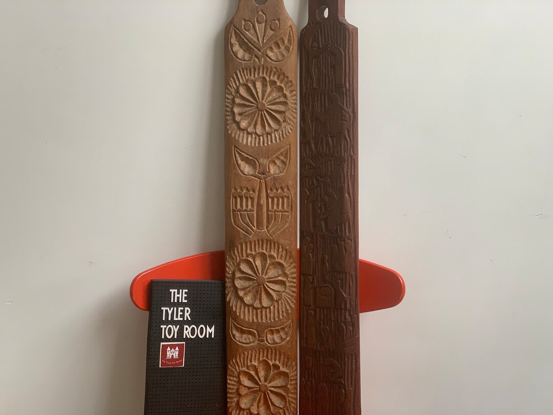 Vintage Dutch Wooden Mangle Board Handcarved / Made in the Nederlands ...