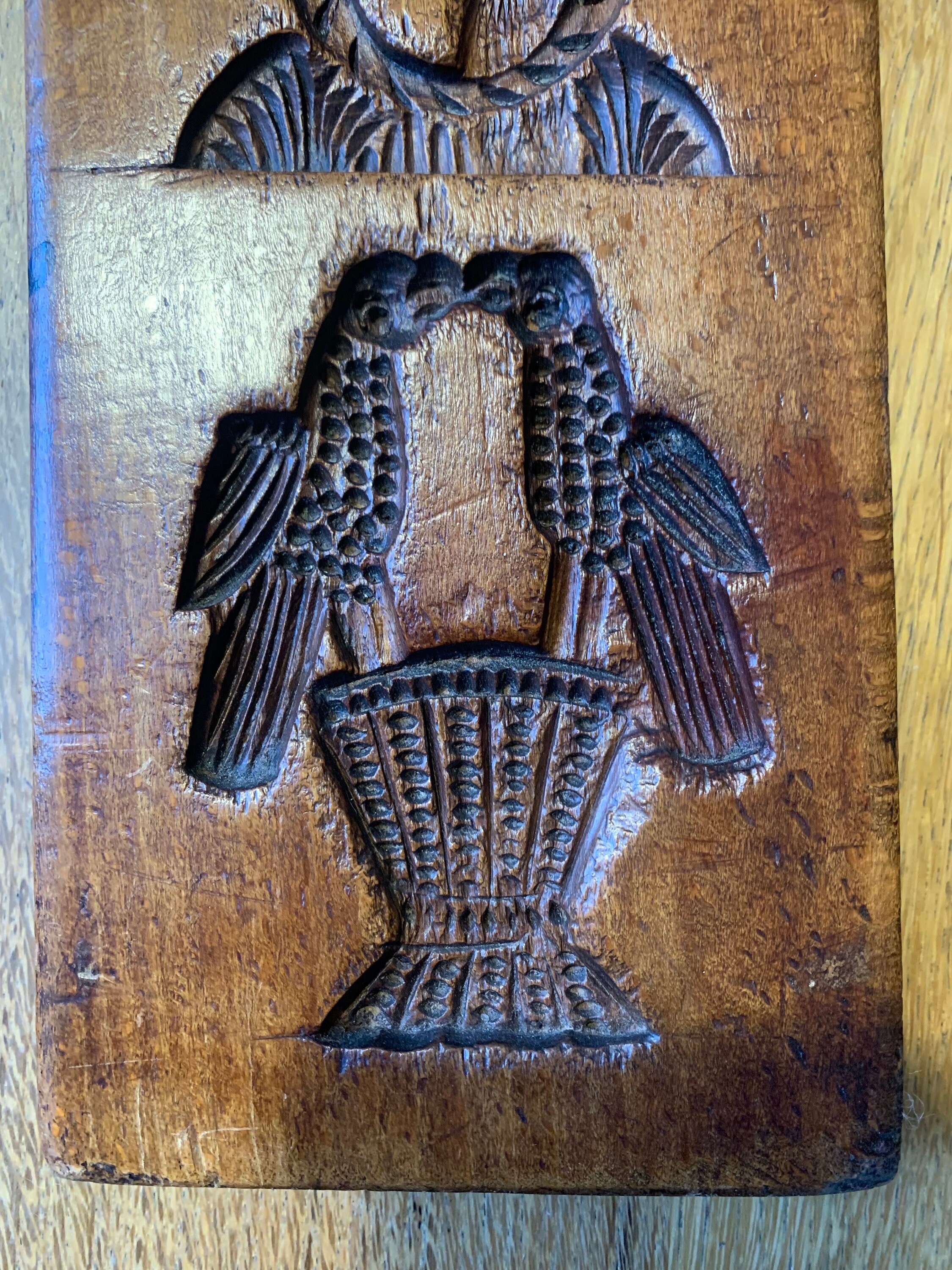 Rare Antique Dutch Wooden Forms Folk Art Speculaas Cookie Mold Vorm ...