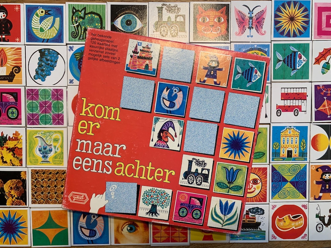 Vintage Game / Kom Er Maar Eens Achter - Test Je Memoryspel - Niet ...