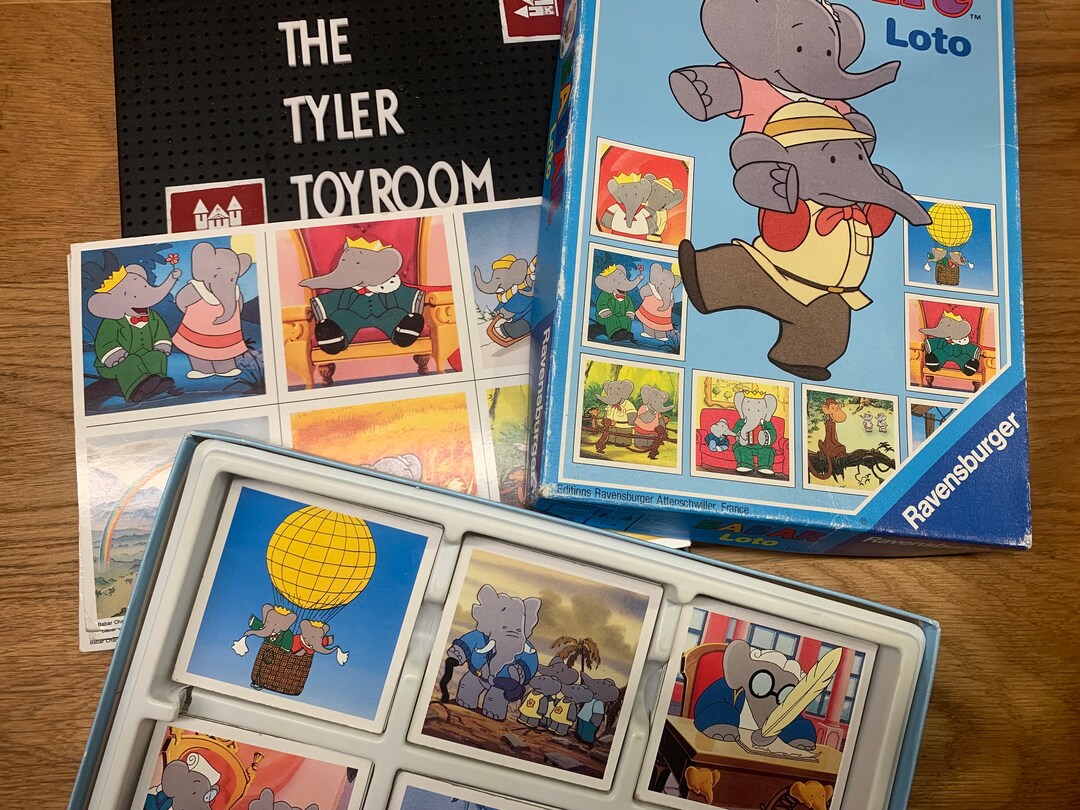 Vintage 1990 Babar Lotto by Ravensburger Board Game / Made - Etsy