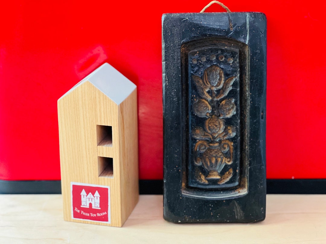 German Wax Form Folk Art Speculaas Cookie Mold Vorm Speculoos Mold ...