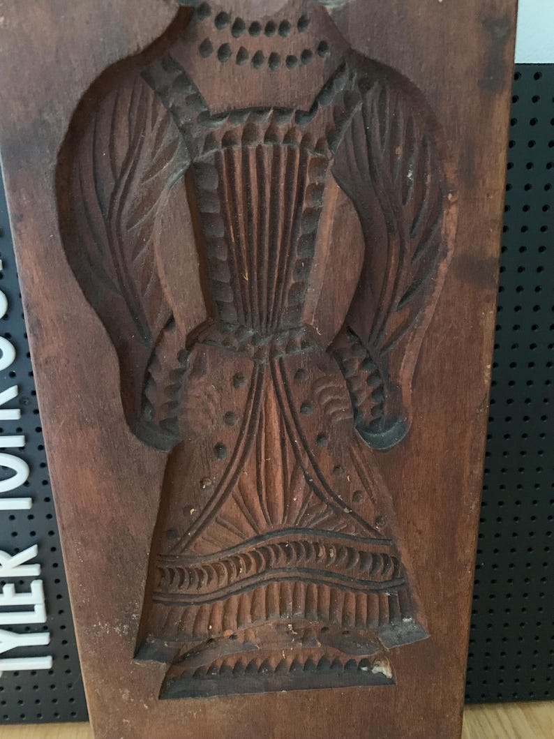 Vintage Dutch Wooden Forms Folk Art Speculaas Cookie Mold Vorm ...