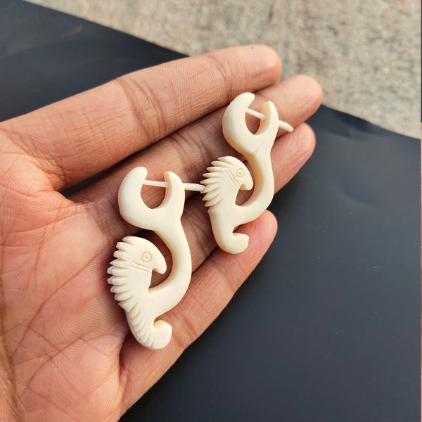 Bone Fake Gauges - Etsy