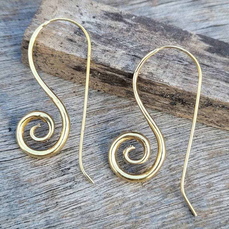Swirl Earrings - Etsy