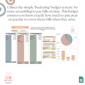 Simple Bucket Budget Spreadsheet - Earth Neutrals Colours - Google ...