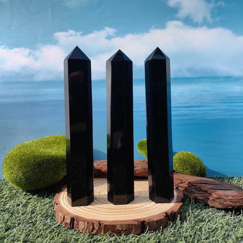 Obsidian Wand - Etsy