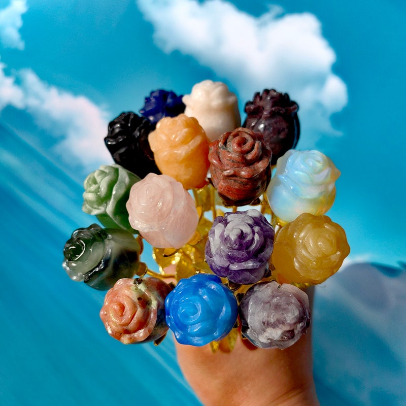 Crystal Flowers - Etsy