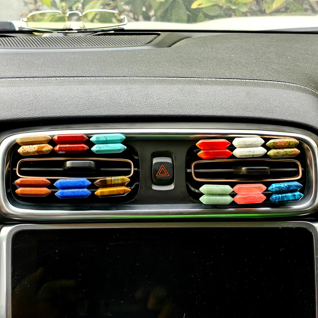 Crystal Car Vent Clips Crystal Point Wand Car Outlet Decoration ...