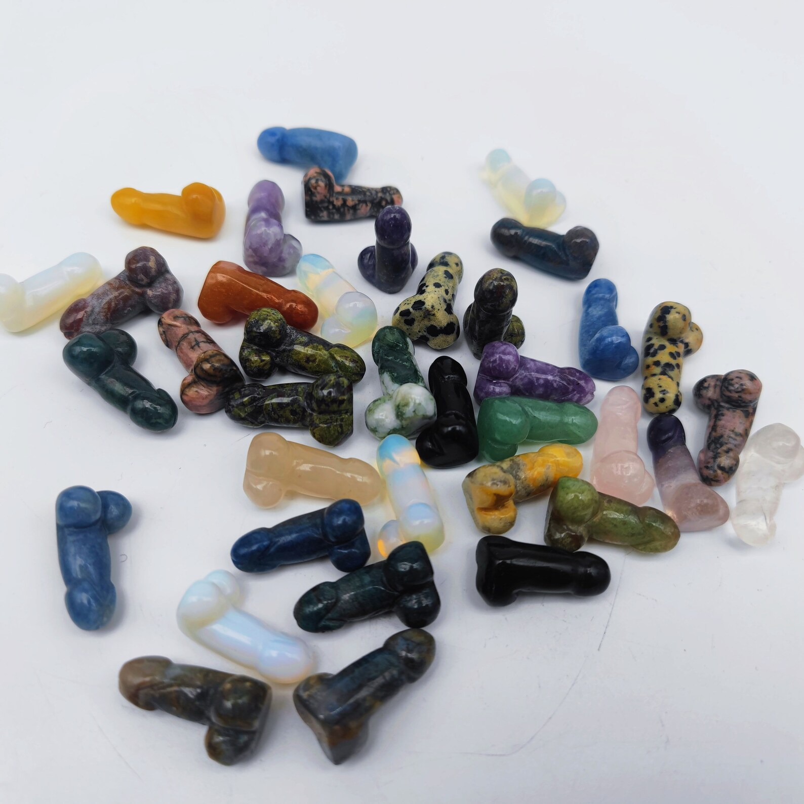 15pcs Crystal Penis/carving Crystal Gemstone Reiki Mineral - Etsy