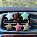Car Vent Clips Crystals Star Moon，car Outlet Decoration, Natural Quartz ...