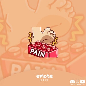 Pain Emote High Quality Memes Twitch Discord Youtube Directly Upload - Etsy