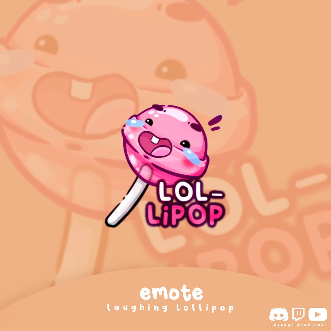 LOL Emote High Quality Lollipop Twitch Discord Youtube Directly Upload ...