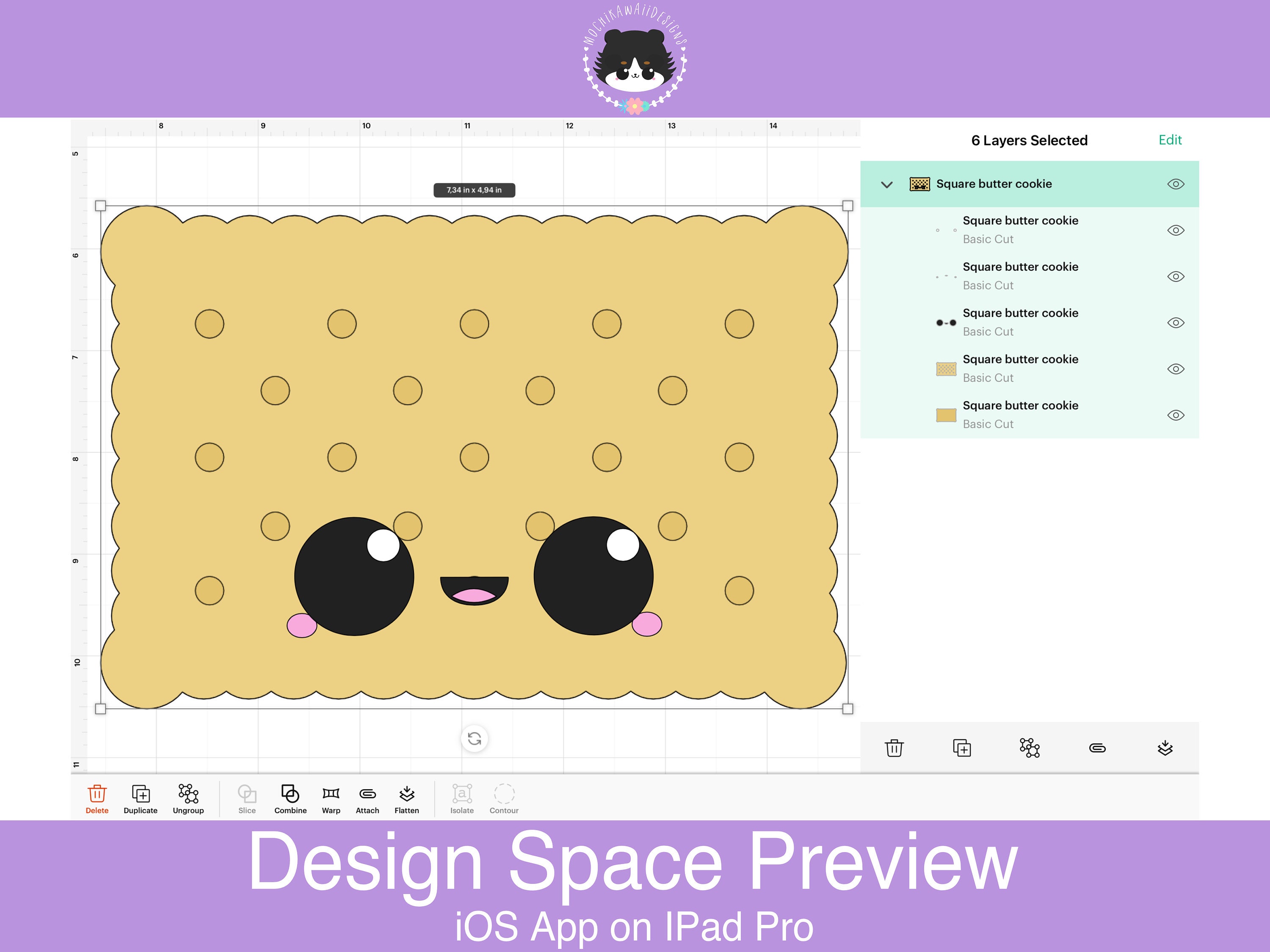 Butter Cookie SVG Bundle - Layered for Easy Use | Cute Cookie Svg, Eps ...