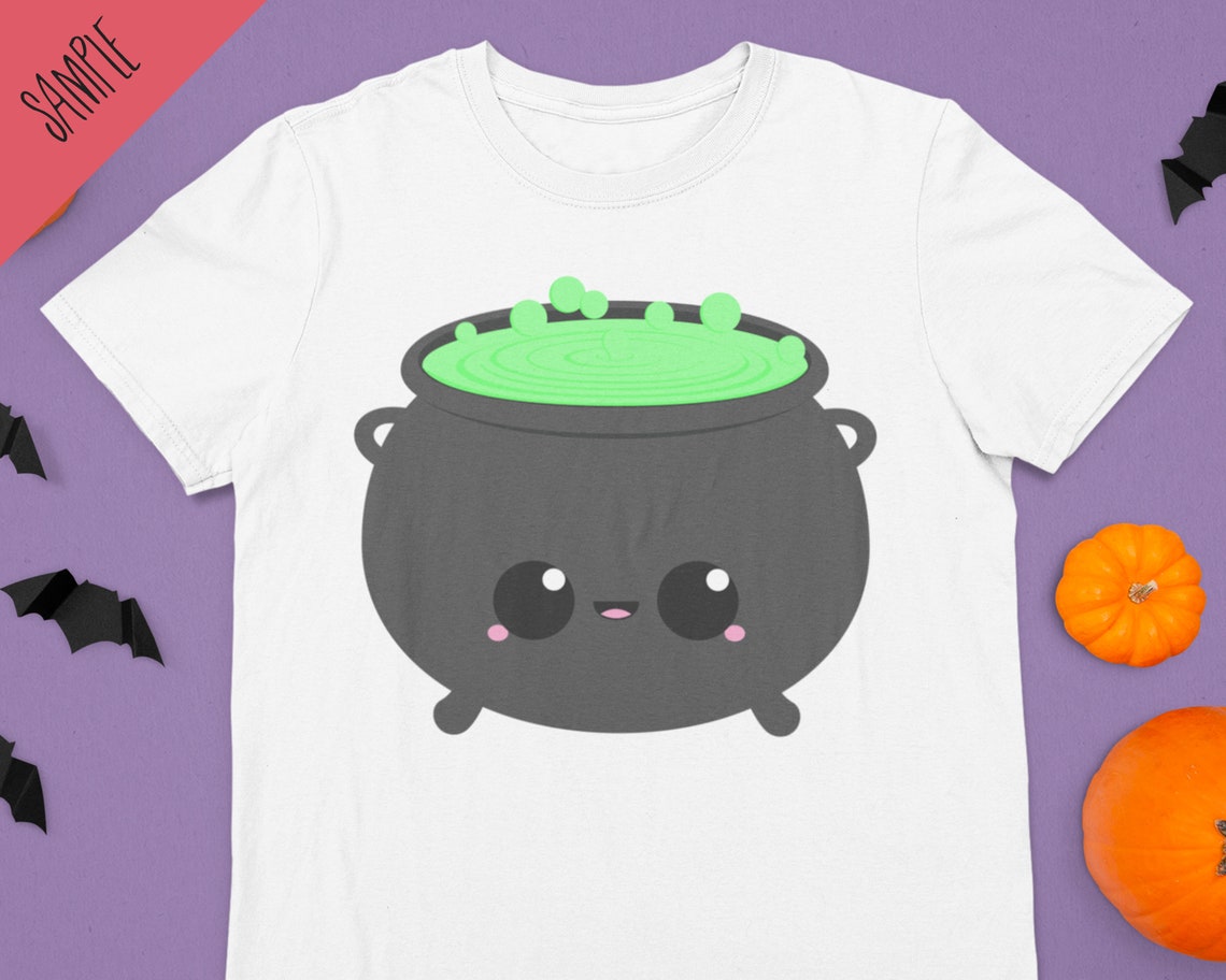Cauldron SVG | Halloween Cauldron SVG - Layered for Easy Use | Svg, Eps ...
