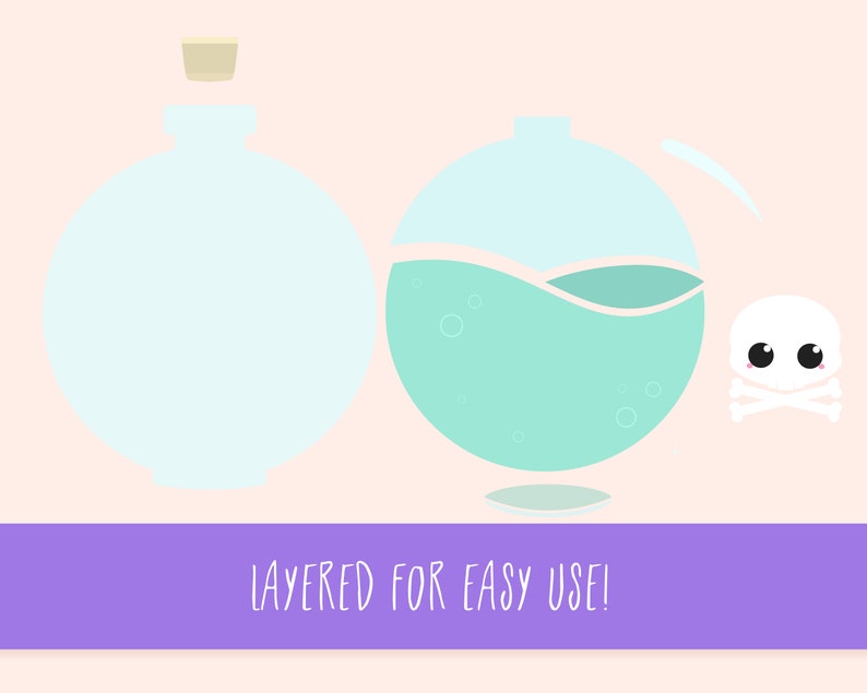 Halloween Poison SVG Halloween SVG Layered & Easy Use - Etsy