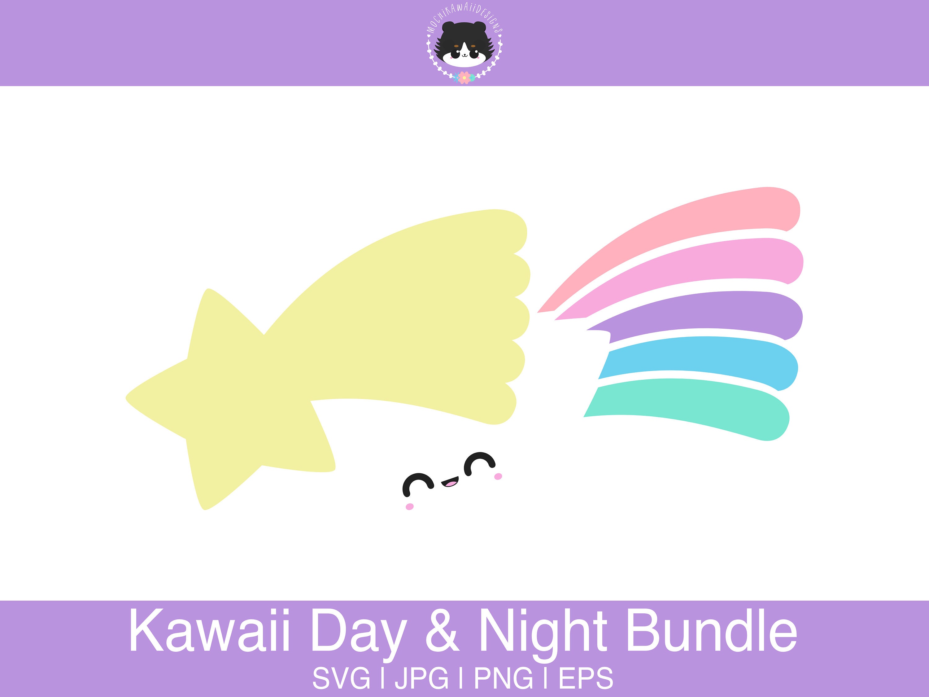 Day & Night SVG Bundle Weather Svg Layered for Easy Use Svg, Eps, Jpg ...