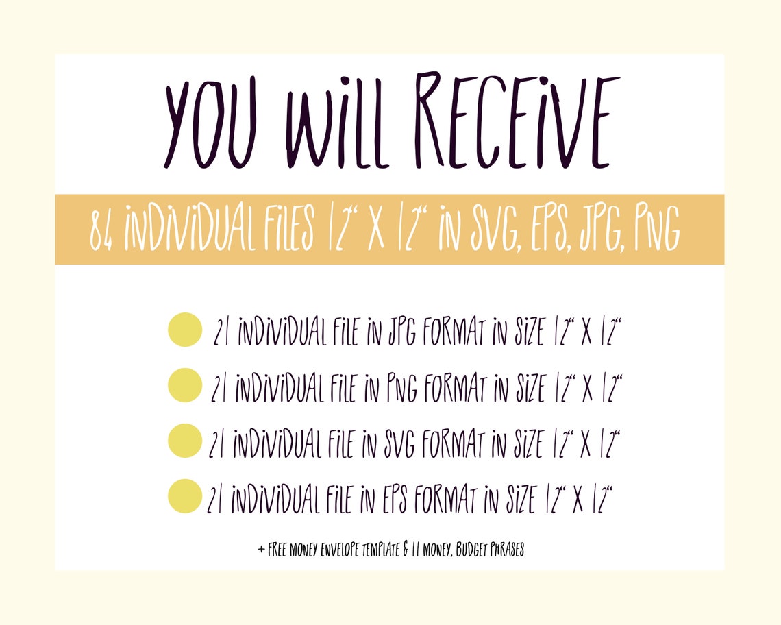 Money SVG Bundle | Finance SVG Designs - Layered for Easy Use | Svg ...