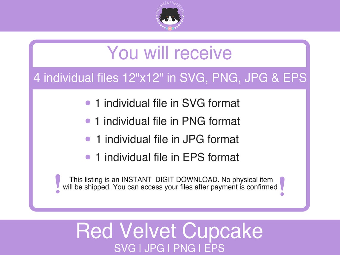 Kawaii Red Velvet Cupcake SVG - Layered for Easy Use | Cute Cupcake Svg ...
