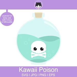 Halloween Poison SVG | Halloween SVG - Layered & Easy Use | Svg, Eps ...