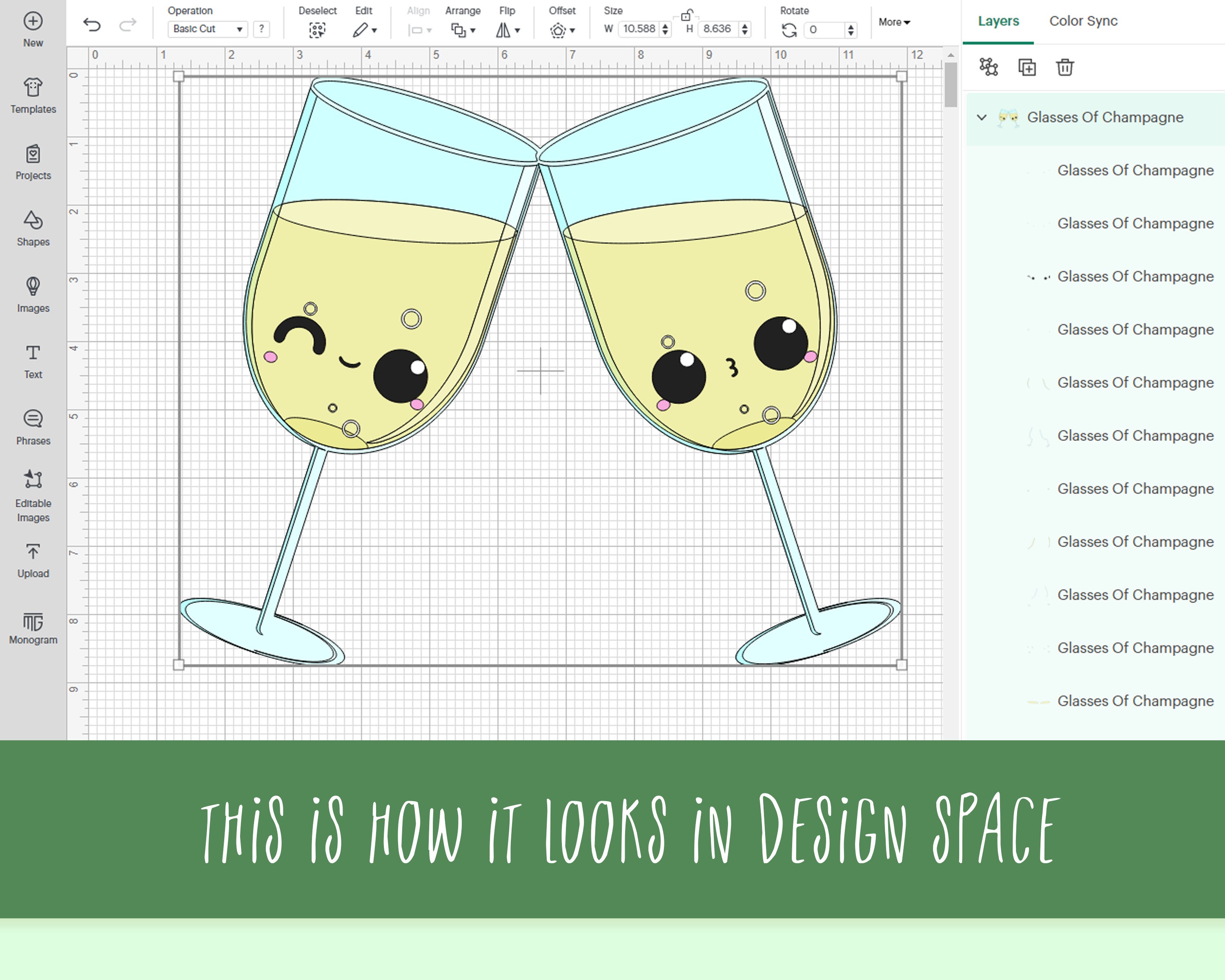 Champagne Glass SVG | Champagne SVG - Layered for Easy Use | Svg, Eps ...